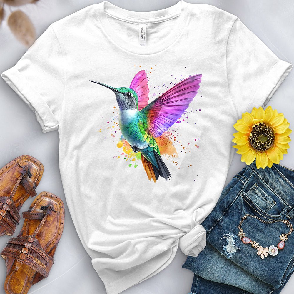 Watercolor Hummingbird Tee